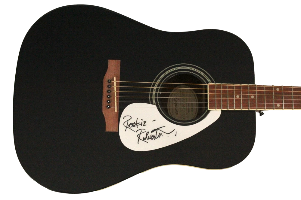 Robbie Robertson The Band Signed Autograph Gibson Epiphone Guitar w ...