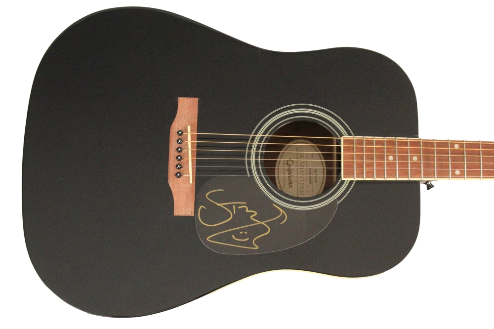 Sting The Police Signed Autograph Full Size Gibson Epiphone Guitar w ...