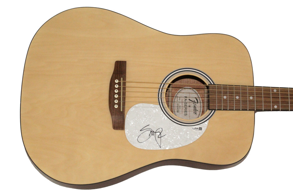 Stephen Wilson Jr Signed Autograph Fender Acoustic Guitar - bon aqua w ...