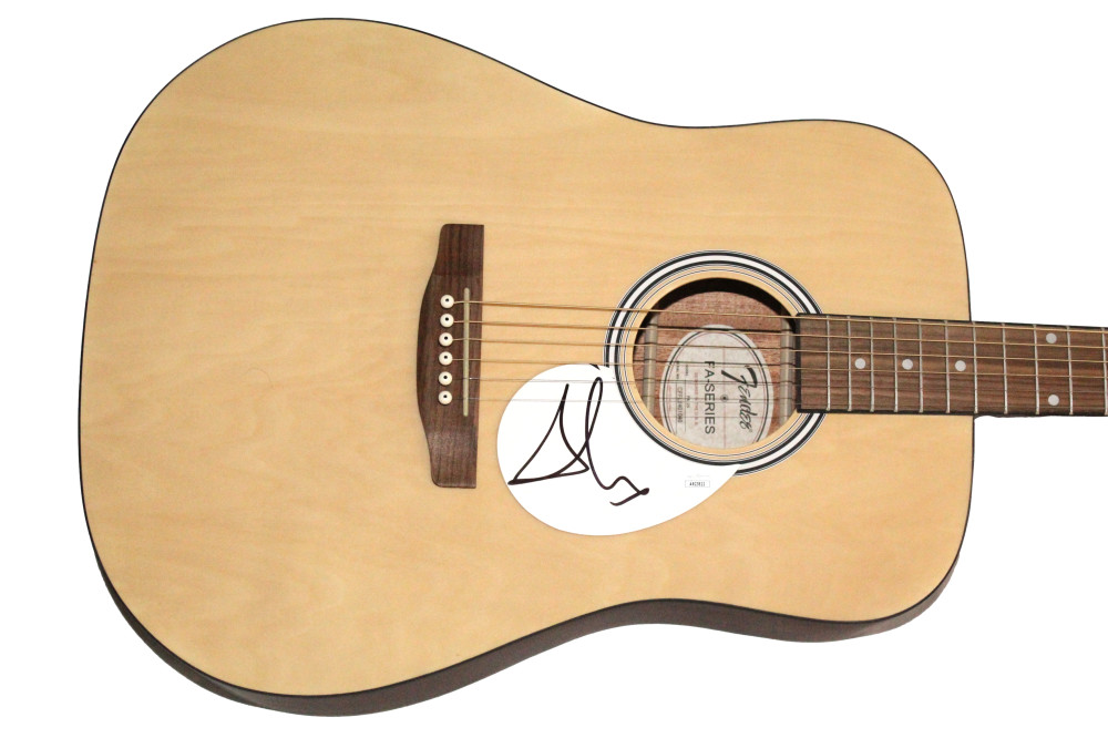 Alex Turner Arctic Monkeys Signed Autograph Fender Acoustic Guitar JSA ...
