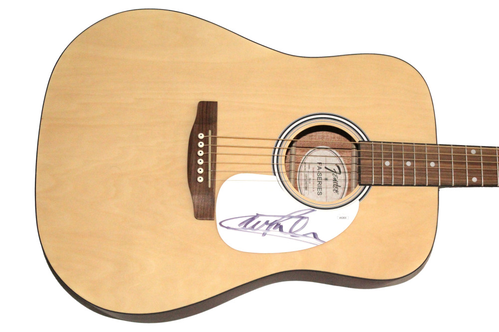 Carl Palmer Signed Autograph Fender Acoustic Guitar - Emerson Lake w ...