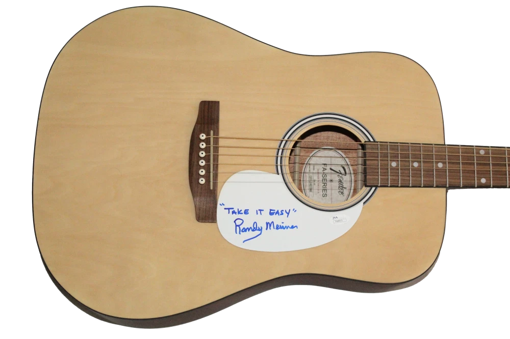Randy Meisner Eagles Signed Autograph Fender Guitar - Take It Easy w ...