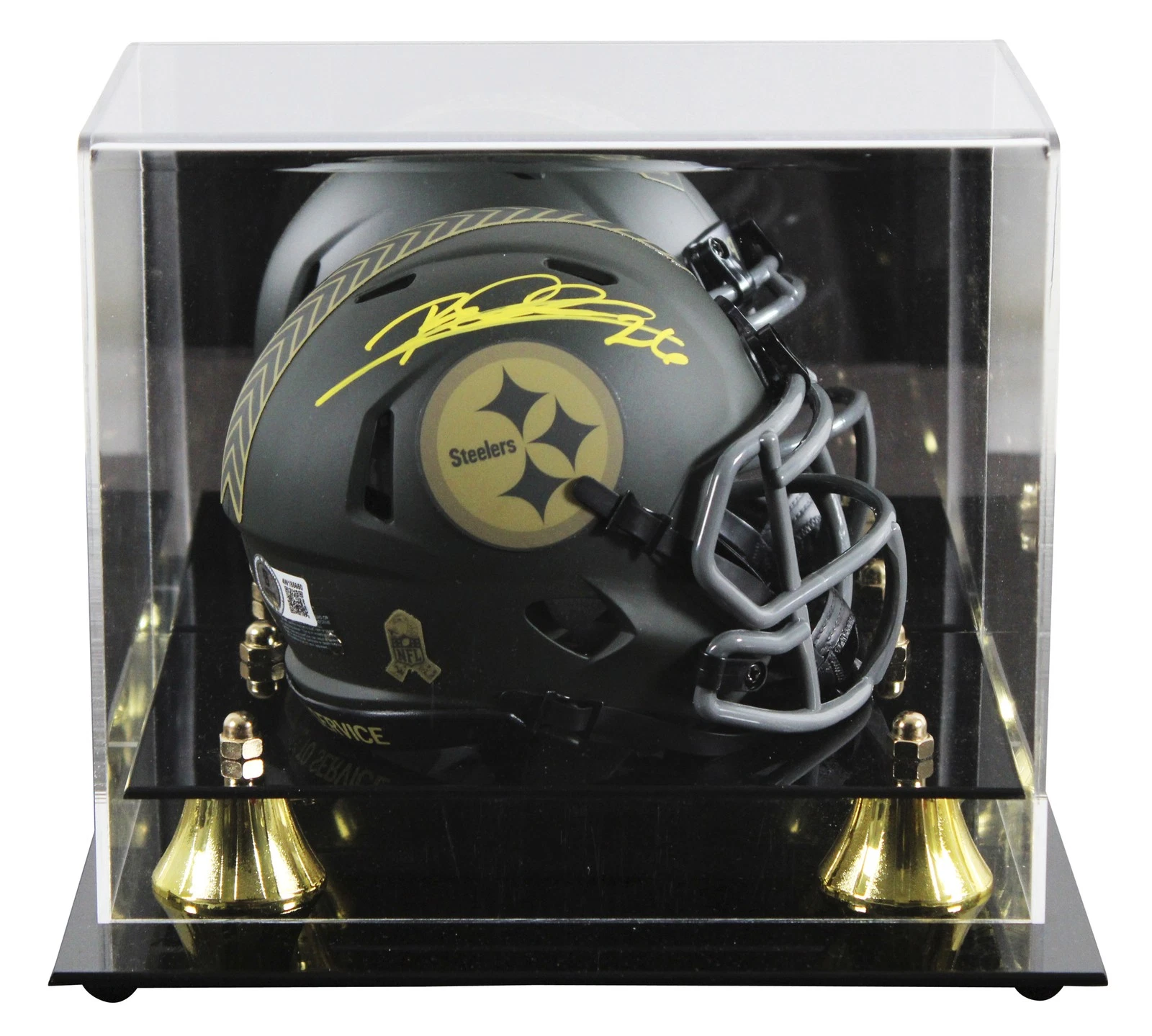 Steelers Rod Woodson Signed STS IV Speed Mini Helmet W/ Case BAS ...