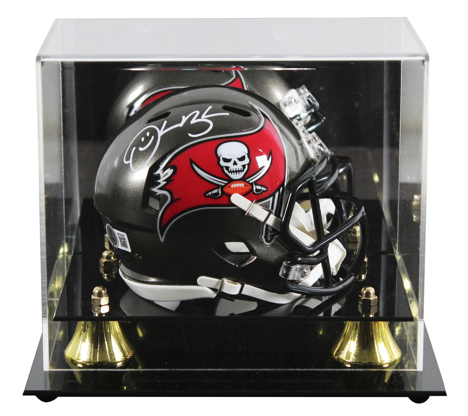 Buccaneers Derrick Brooks Signed Speed Mini Helmet W/ Case BAS ...