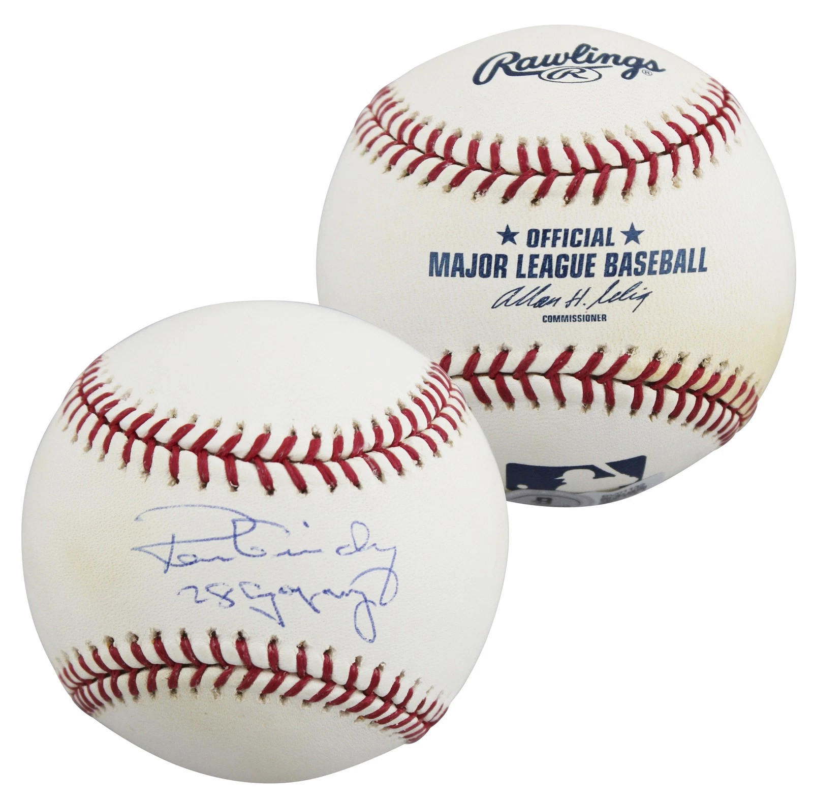 Yankees Ron Guidry "78 Cy Young" Authentic Signed OML Baseball BAS # ...