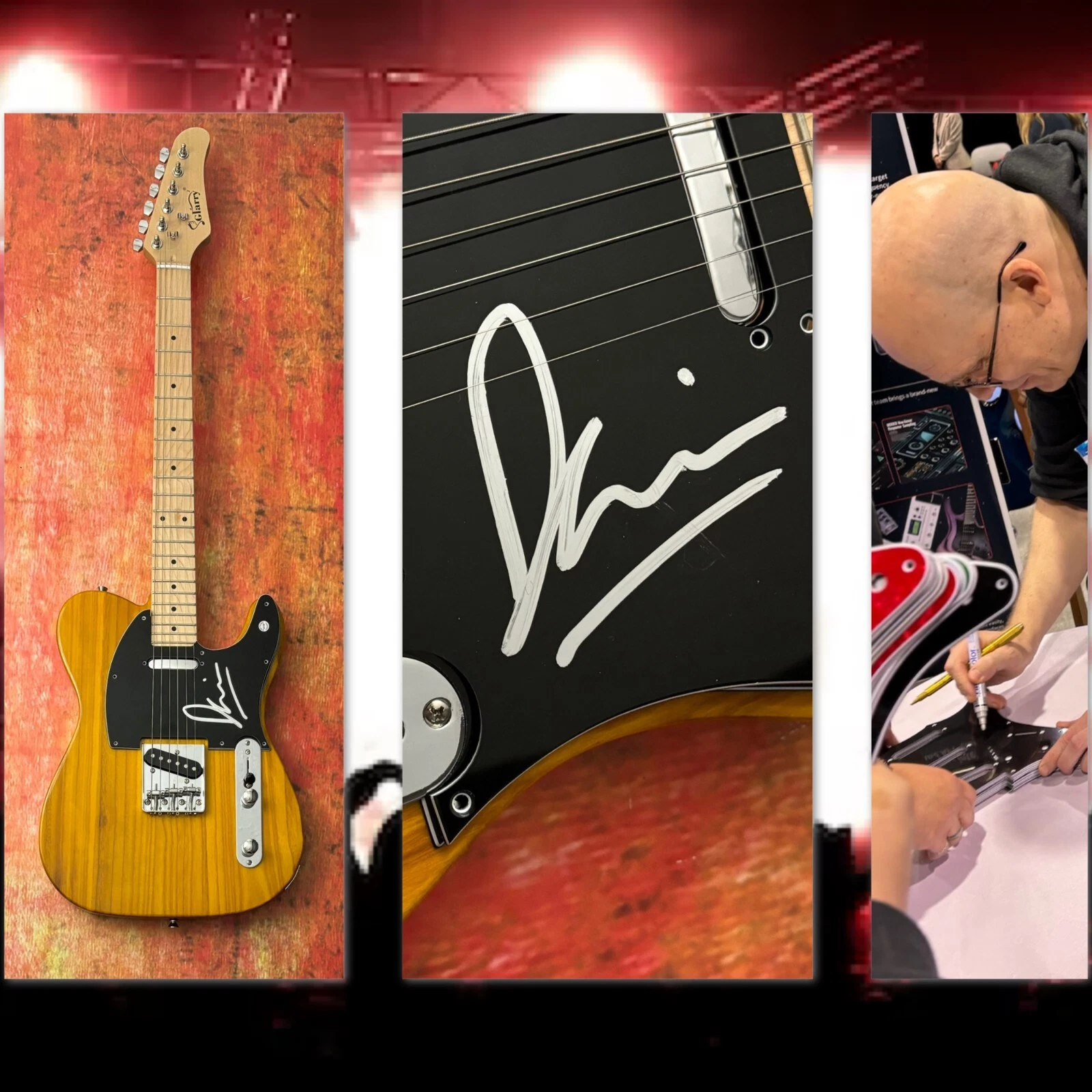 GFA Strapping Young Lad DEVIN TOWNSEND Signed Electric Guitar PROOF COA ...