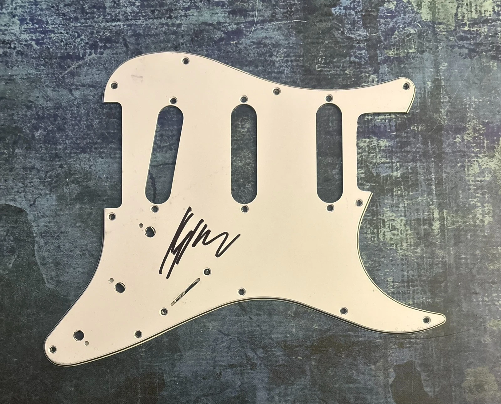 GFA Night Ranger Drummer * KELLY KEAGY * Signed Electric Pickguard COA ...