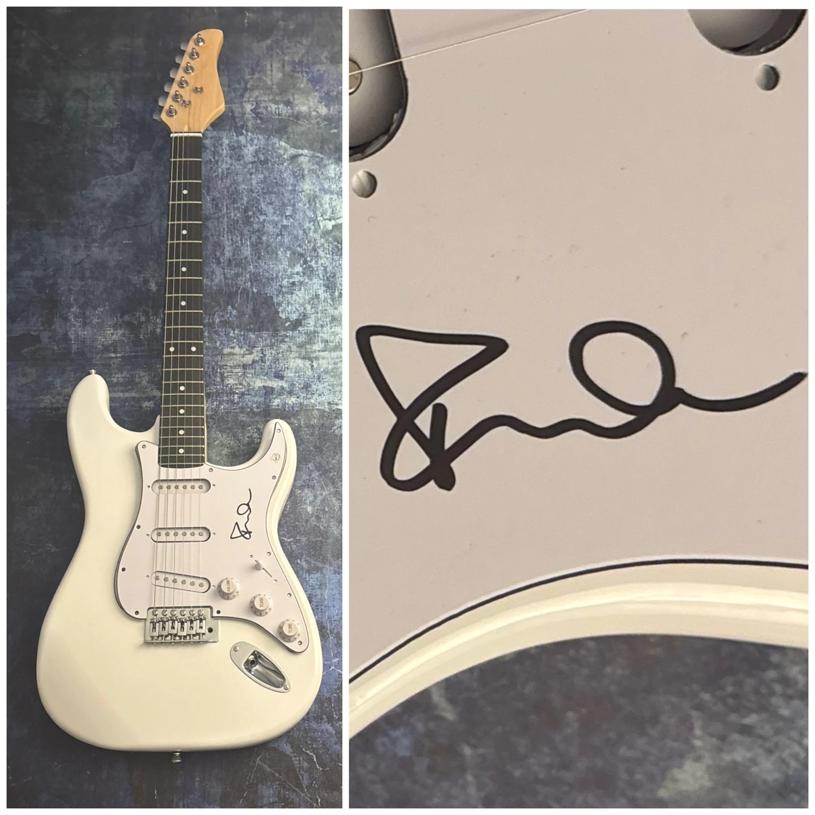 GFA Ryan O'Neal Singer * SLEEPING AT LAST * Signed Electric Guitar ...