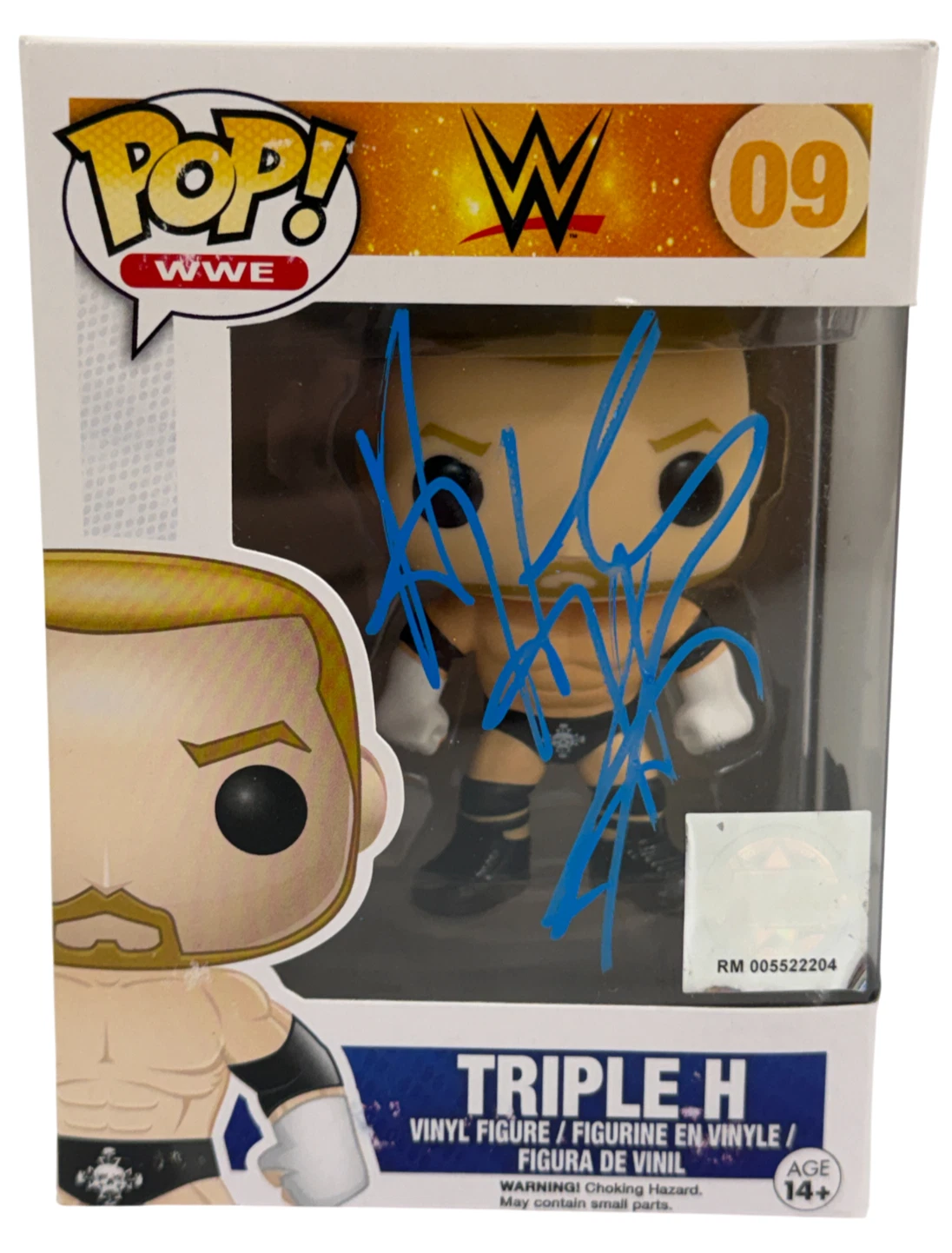Triple H HHH Signed WWE Funko 09 Wrestling Authentic Autograph Beckett ...