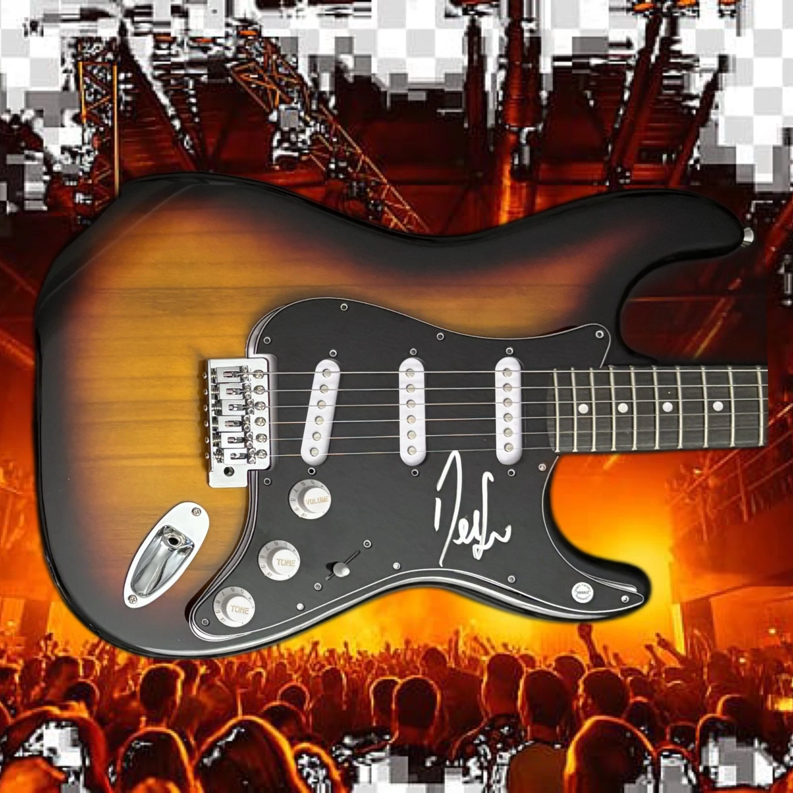 GFA Default Band Singer * DALLAS SMITH * Signed Electric Guitar COA ...
