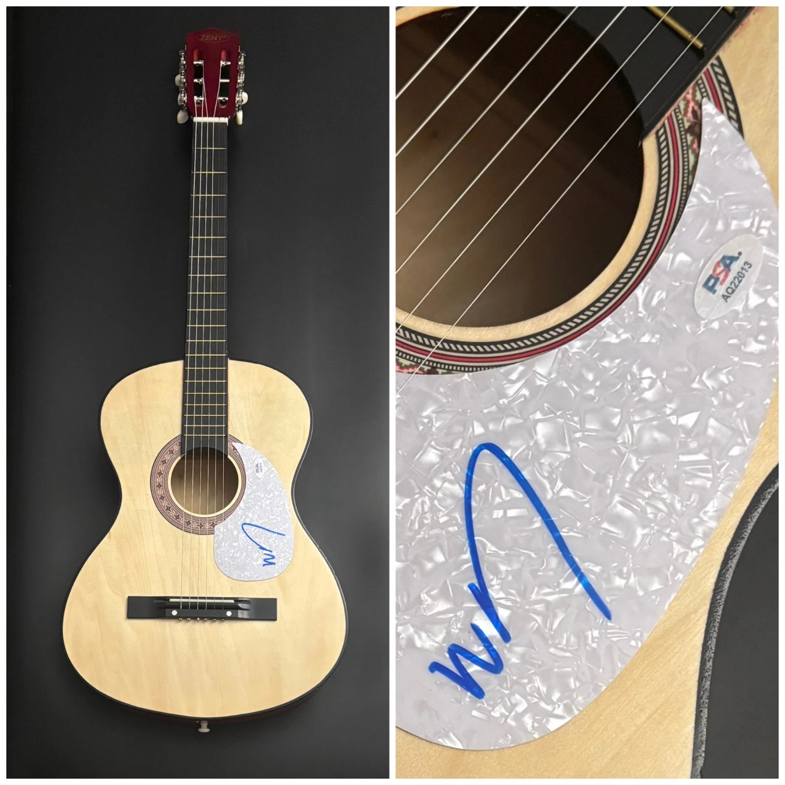 PSA The Lumineers Band Singer * WESLEY SCHULTZ * Signed Acoustic Guitar ...