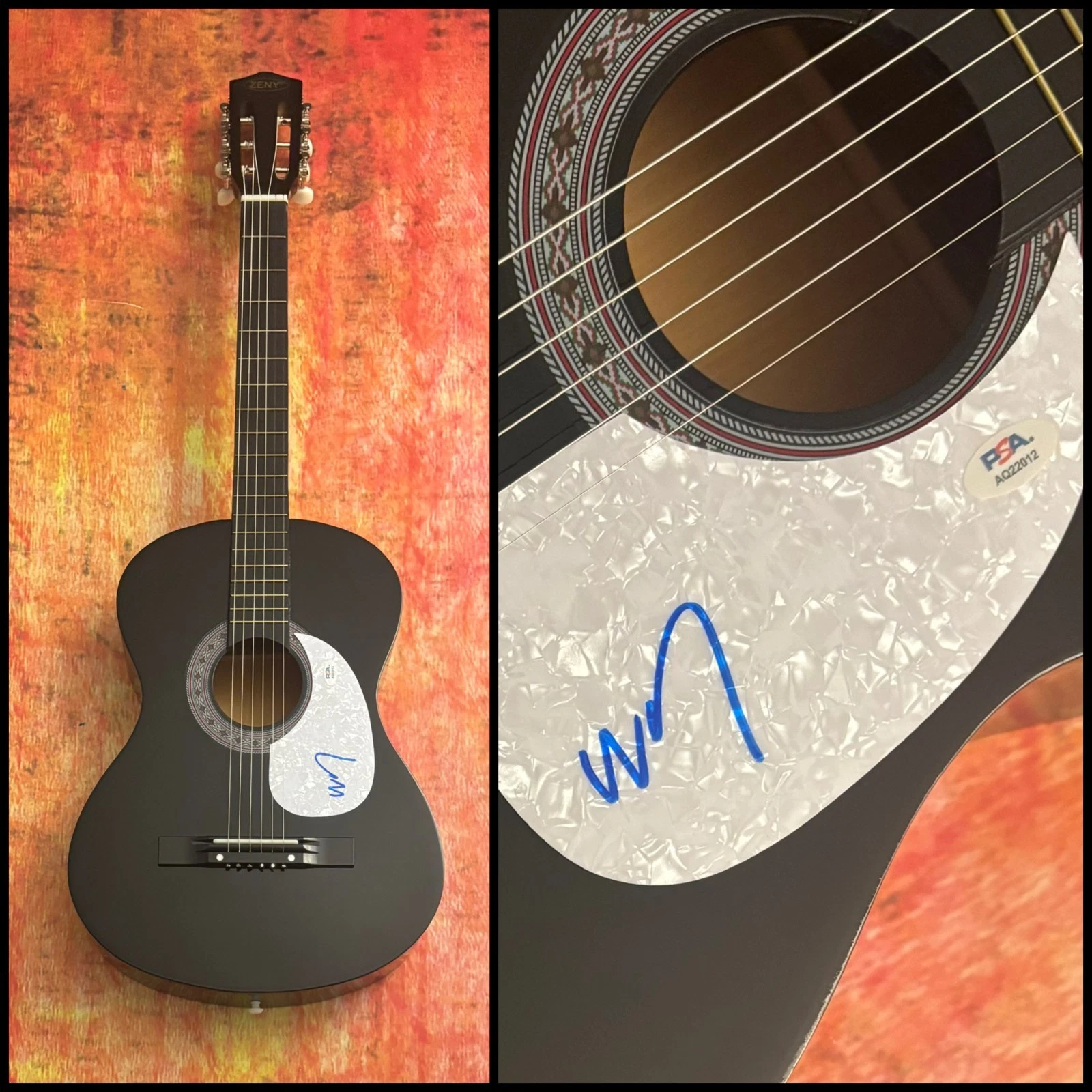 PSA The Lumineers Band Singer * WESLEY SCHULTZ * Signed Acoustic Guitar ...