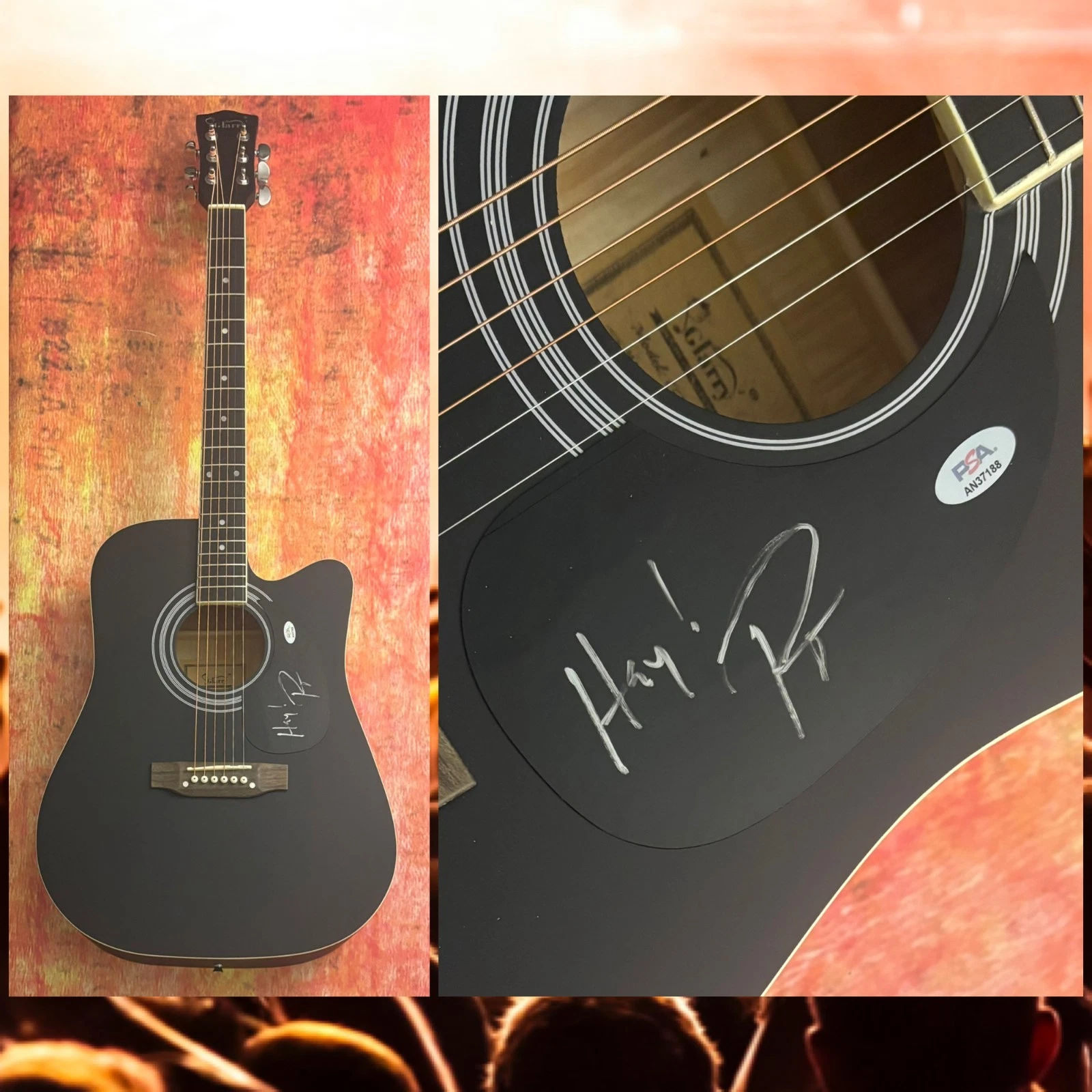 PSA Matchbox 20 Twenty Star * ROB THOMAS * Signed 41" FS Acoustic ...