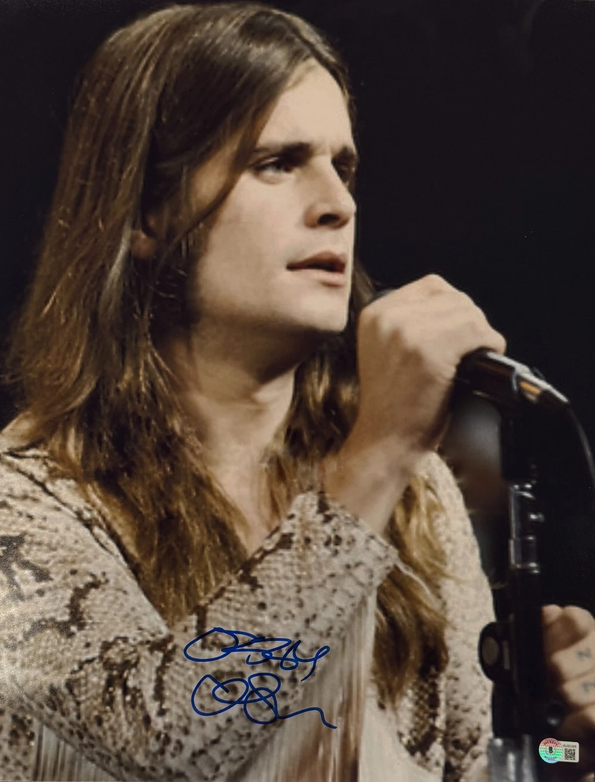 Ozzy Osbourne Signed 16x20 Photo Sabbath Authentic Autograph Beckett ...