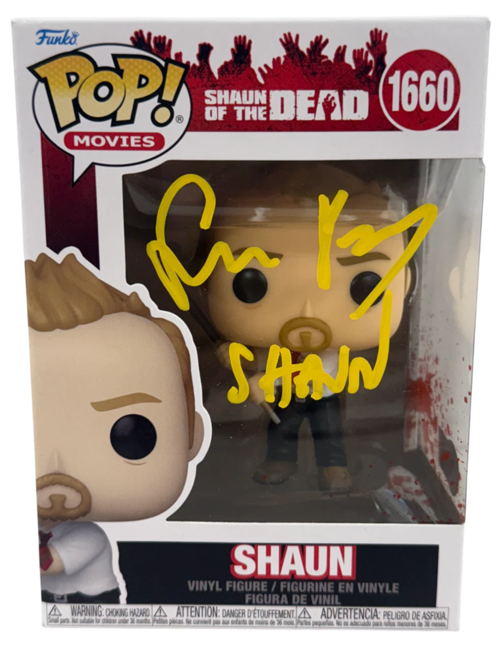 Simon Pegg Signed Shaun of the Dead Funko Authentic Autograph Beckett ...