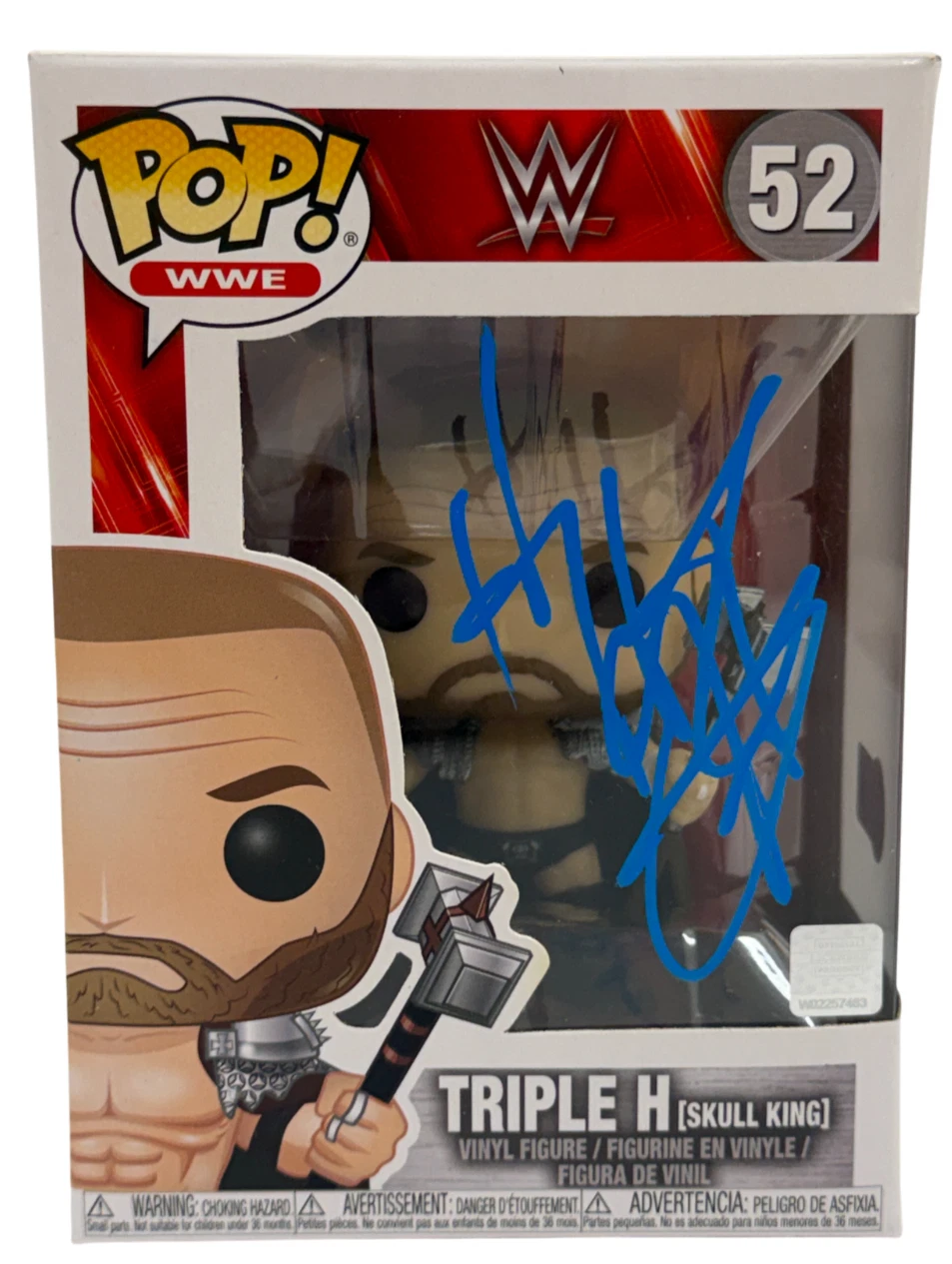 Triple H HHH Signed WWE Funko 52 Wrestling Authentic Autograph Beckett ...