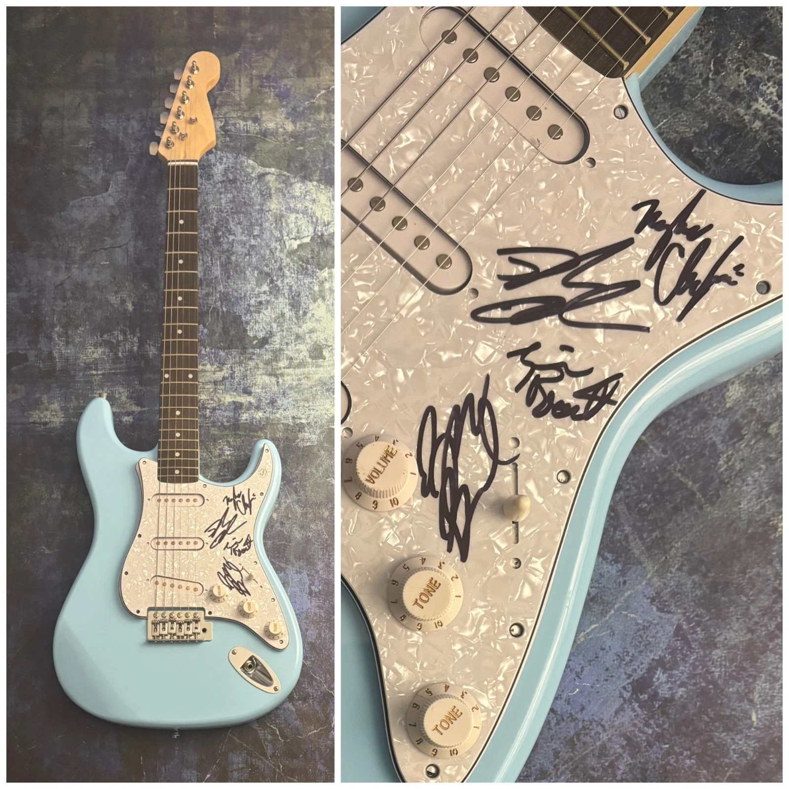 GFA King of Misery Rise of Equals * SAUL * Band Signed Electric Guitar ...