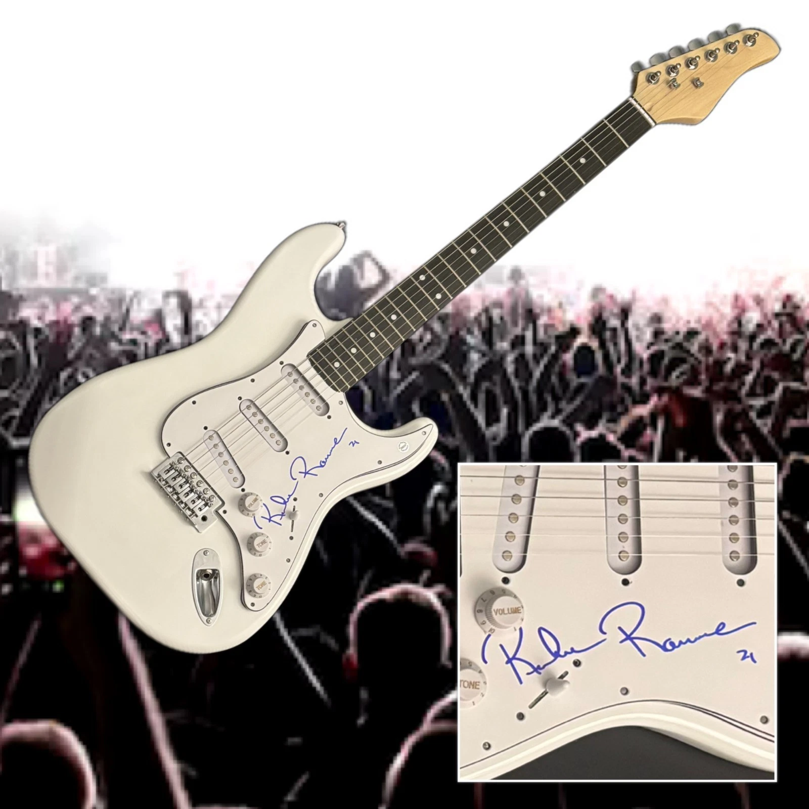 GFA The Ramones Drummer * RICHIE RAMONE * Signed Electric Guitar R6 COA ...