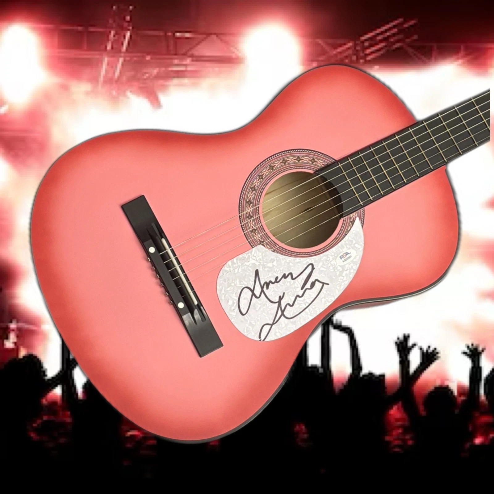PSA Indigo & Restless Mind Star * AVERY ANNA * Signed Acoustic Guitar ...