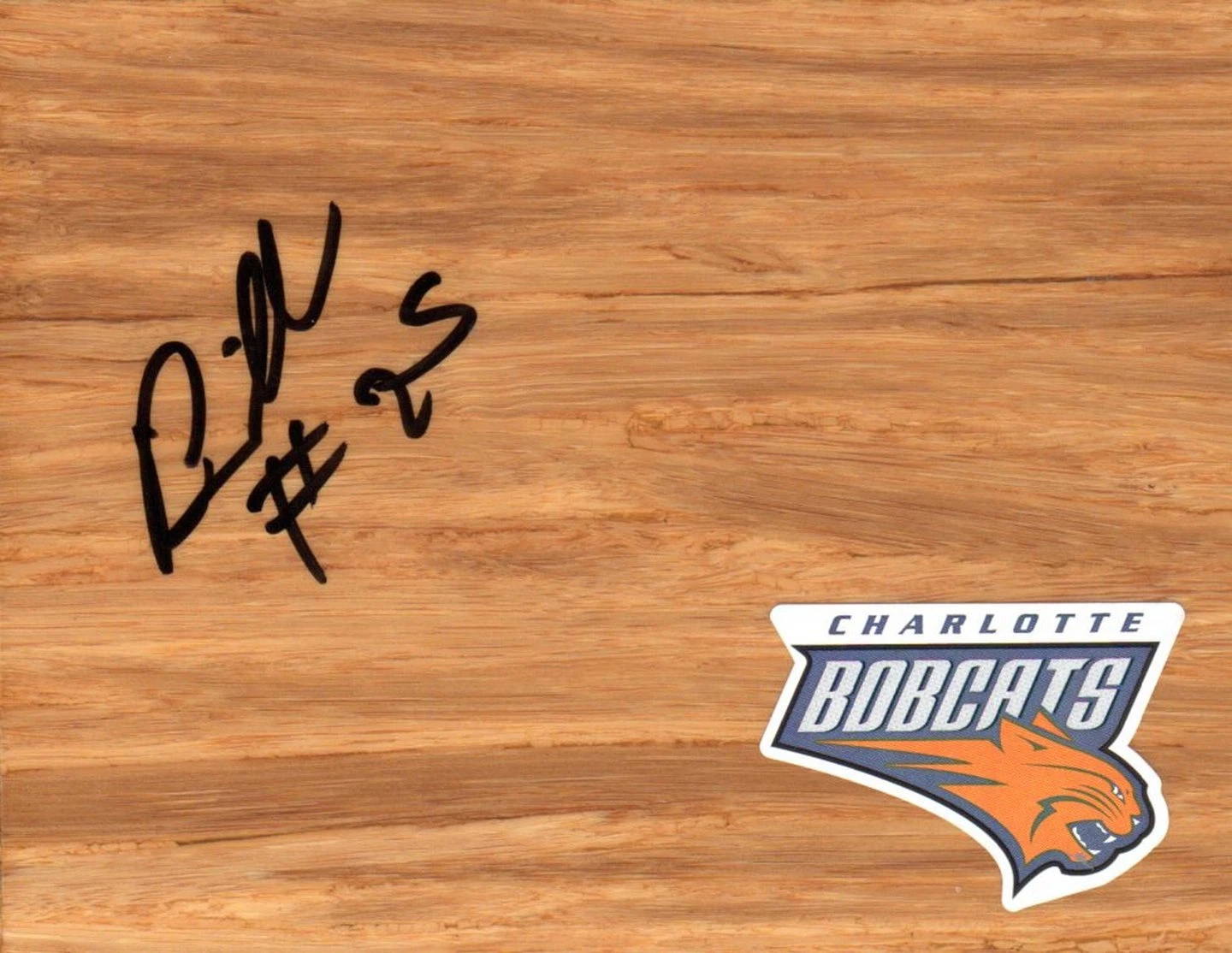 Charlotte Bobcats Al Jefferson Signed FloorBoard COA | Autographia