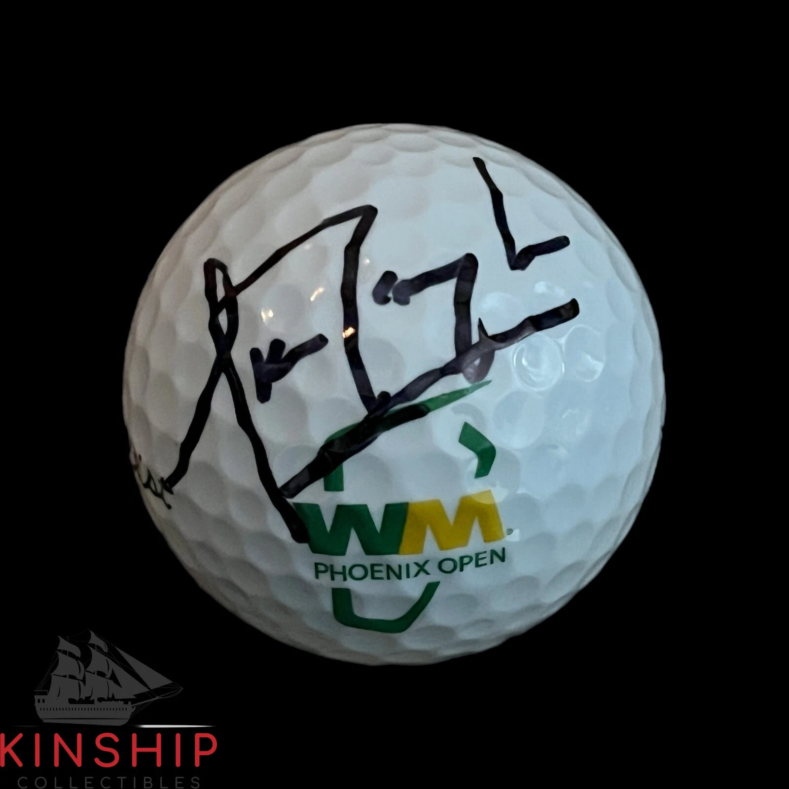 Nick Taylor signed Waste Management Logo Golf Ball JSA COA PGA Auto ...
