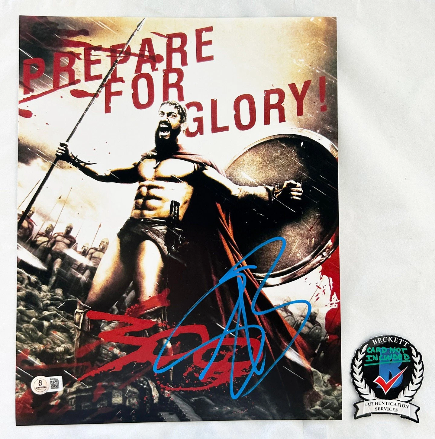 Gerard Butler Signed 11x14 Photo 300 Beckett BAS 3 COA | Autographia