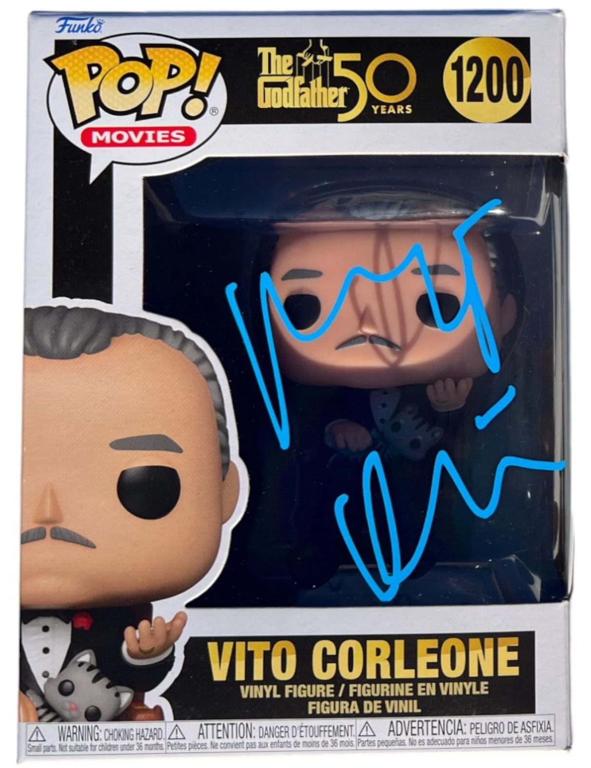 ROBERT DE NIRO SIGNED FUNKO POP VINYL THE GODFATHER VITO CORLEONE 1200 ...
