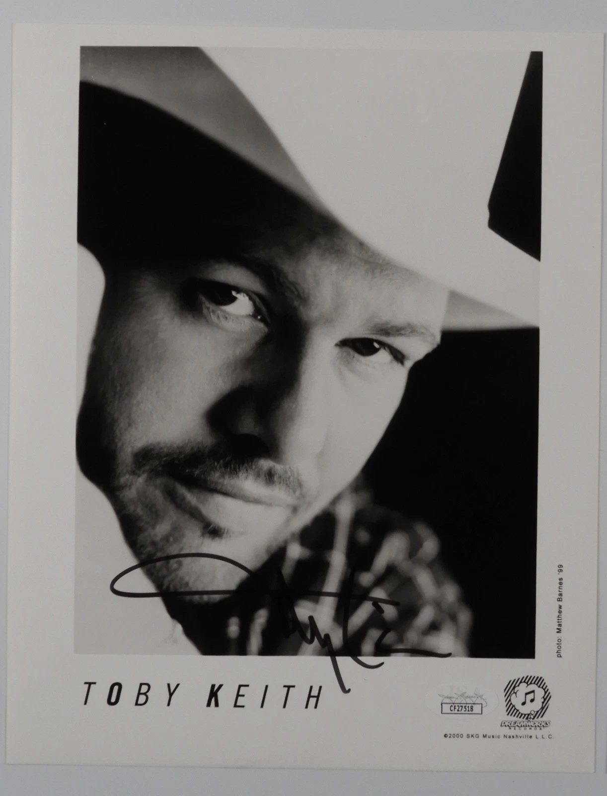 Toby Keith JSA Signed Autograph 8 x 10 Photo Country Music Star ...