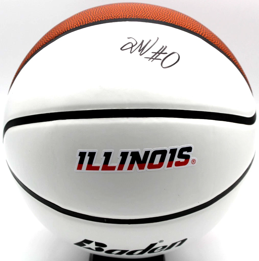 David Mirkovic Signed Illinois Fighting Illini Basketball W/Beckett ...