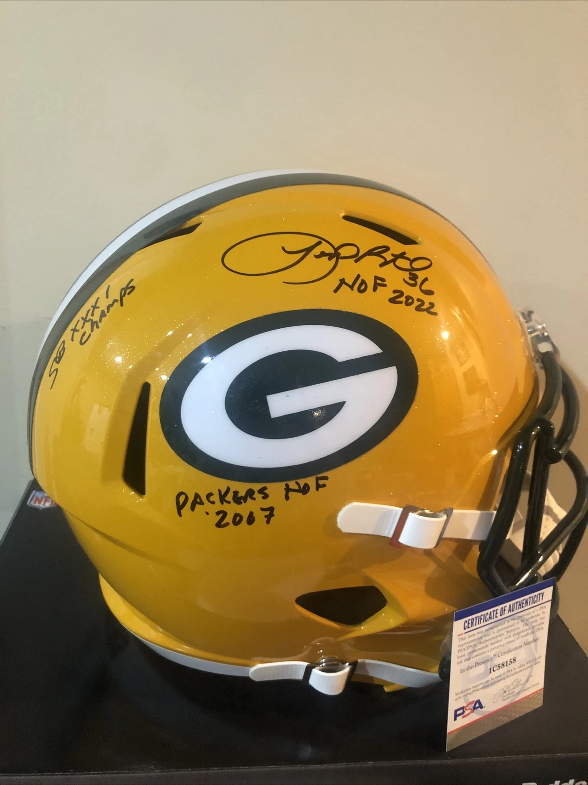 GREEN BAY PACKERS- LEROY BUTLER SIGNED AUTOGRAPH FULL SIZE SPEED REP ...
