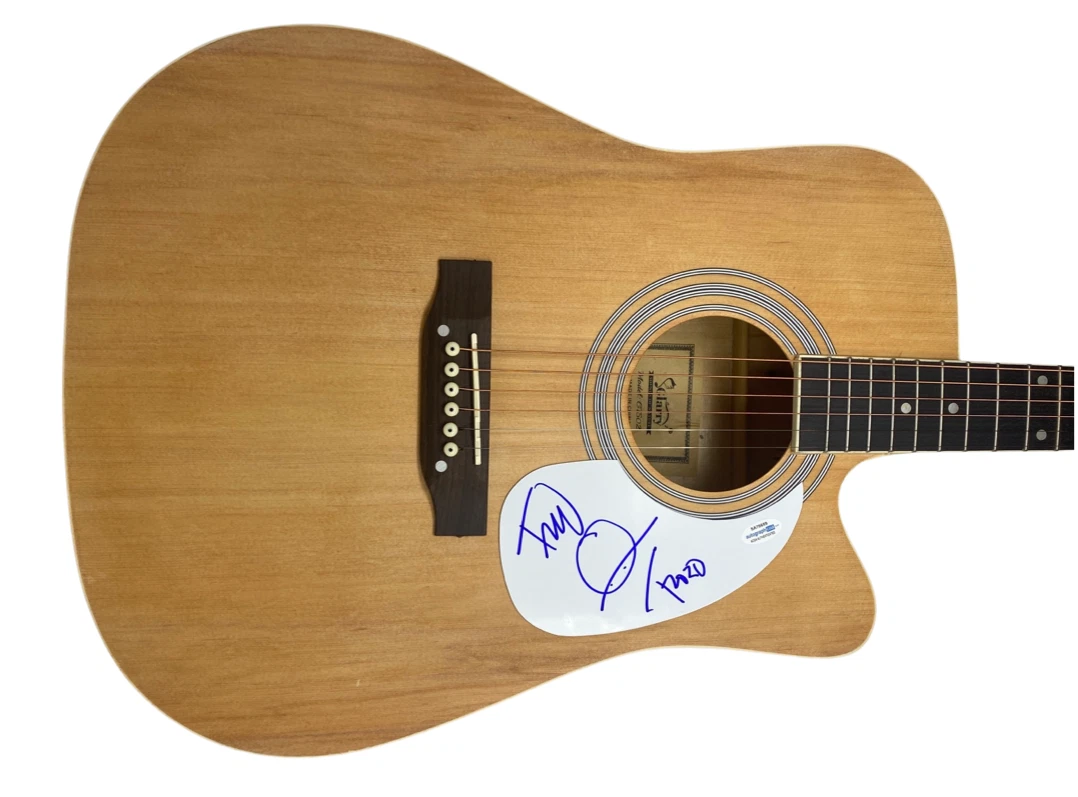 Fred Durst Signed Autographed Full Size Acoustic Guitar Limp Bizkit ...
