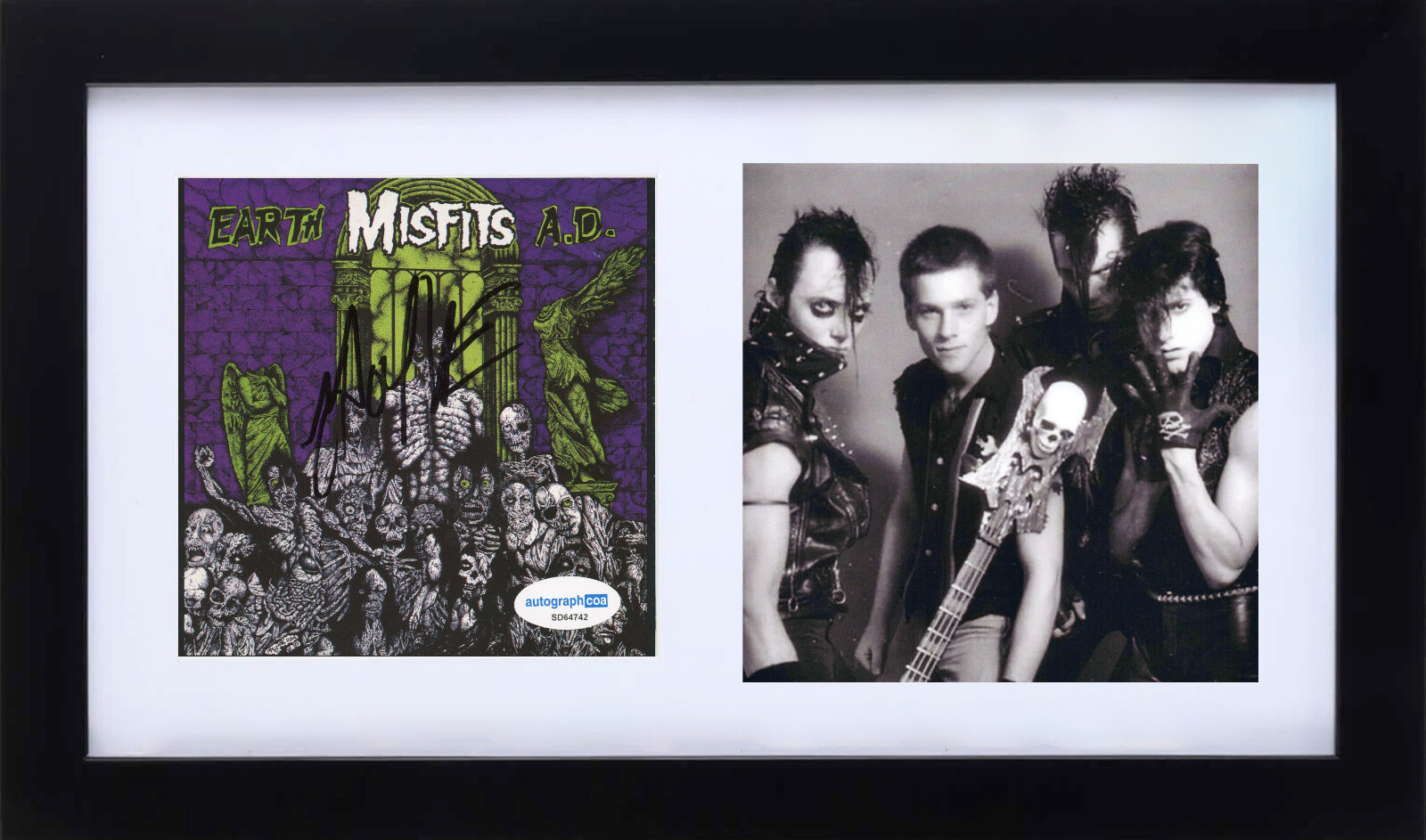 Doyle Wolfgang von Frankenstein MISFITS Signed "Earth A.D." CD Cover ...