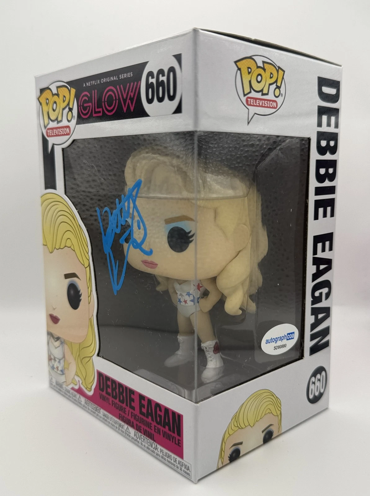 Betty Gilpin "GLOW" Autograph SIGNED 'Debbie Eagan' 660 Funko Pop ...