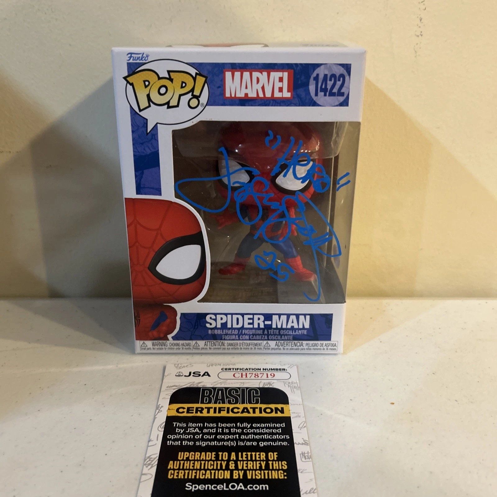 JOSEY SCOTT SIGNED AUTOGRAPH SPIDER-MAN FUNKO POP JSA COA “HERO ...