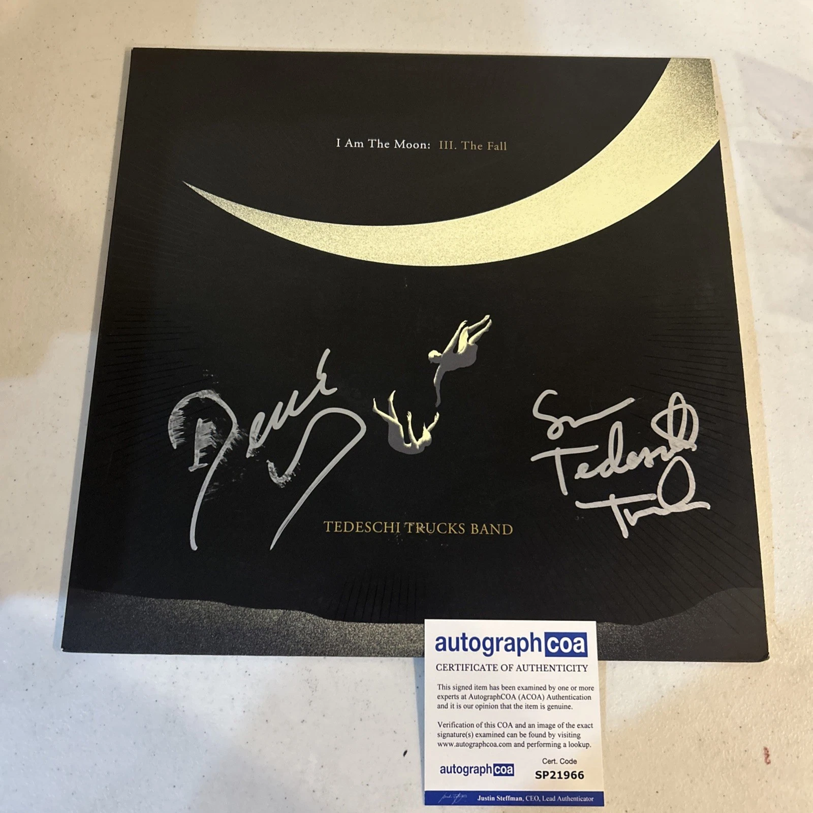 TEDESCHI TRUCKS BAND SIGNED AUTOGRAPH VINYL ALBUM ACOA I AM THE MOON ...