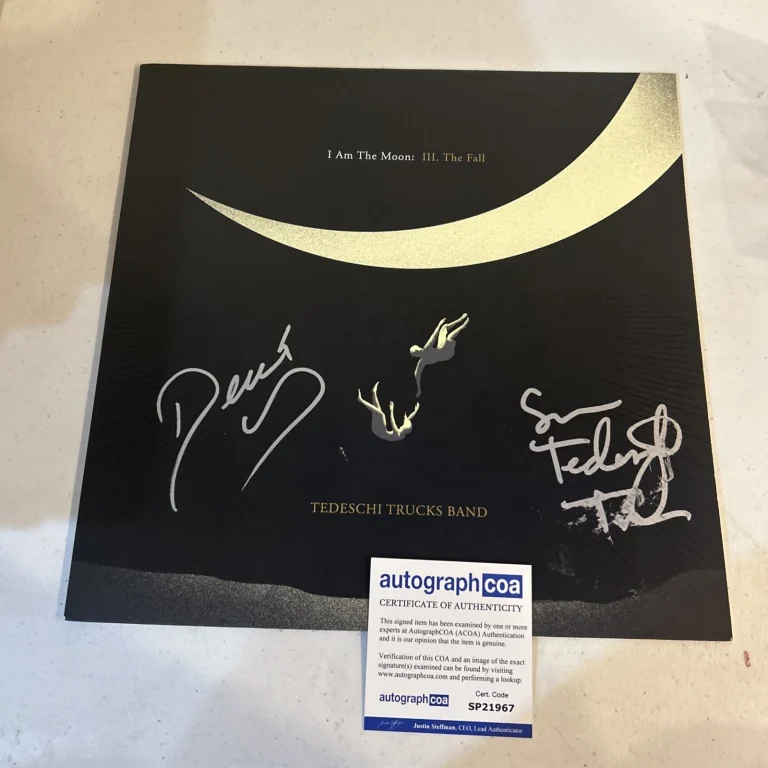 TEDESCHI TRUCKS BAND SIGNED AUTOGRAPH VINYL ALBUM ACOA I AM THE MOON ...