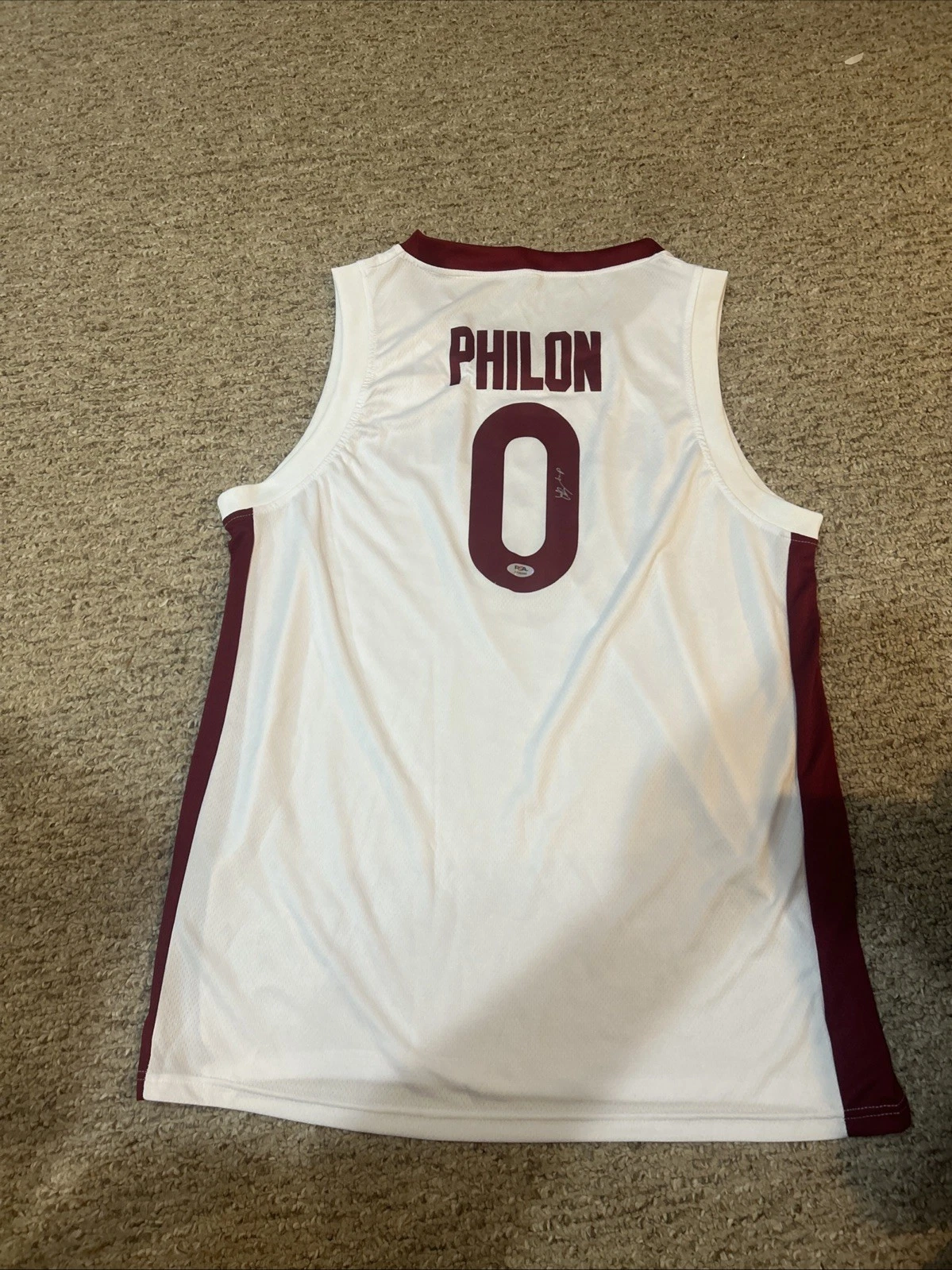 ALABAMA CRIMSON TIDE- LABARON PHILON SIGNED AUTOGRAPH JERSEY PSA COA ...