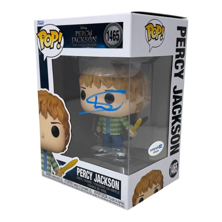 Walker Scobell Signed Percy Jackson and The Olympians Funko Pop ...