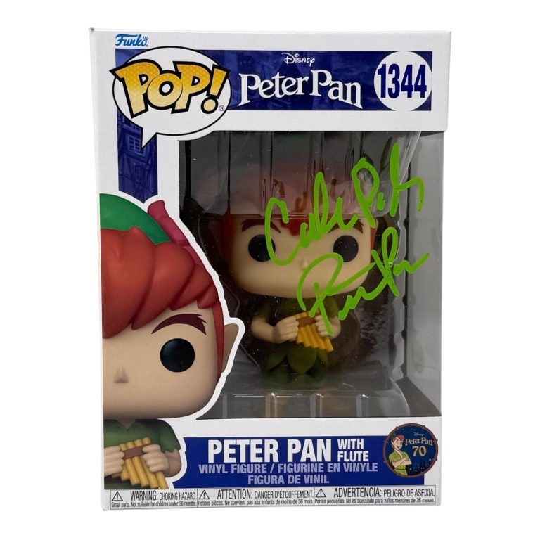 Cathy Rigby Signed Peter Pan With Flute Funko Pop #1344 Disney ...