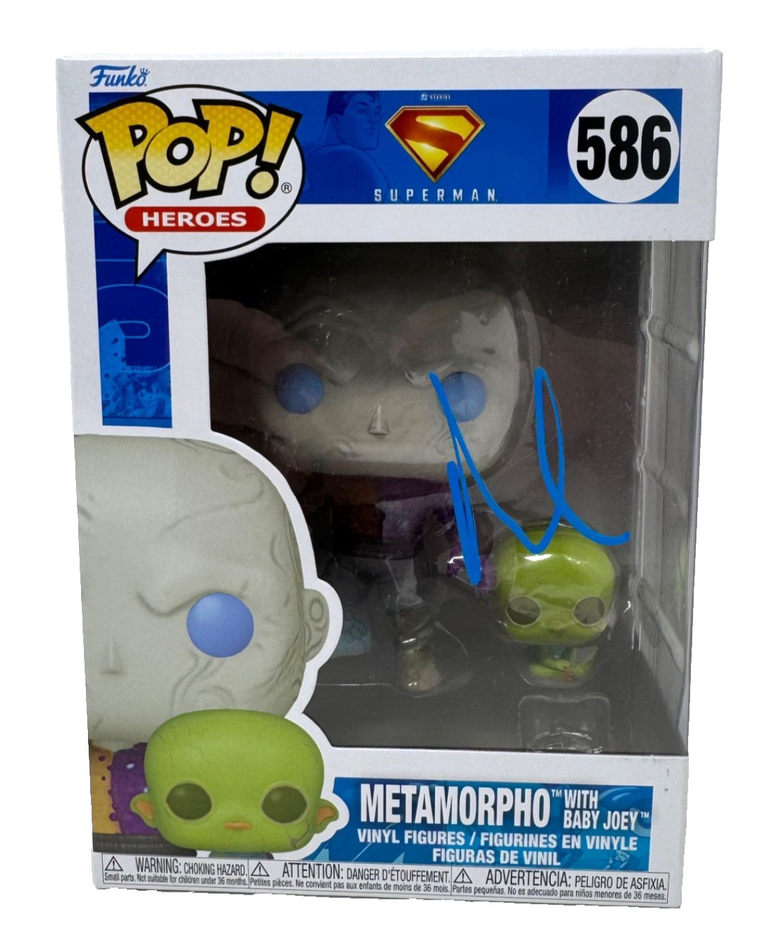 Anthony Carrigan Signed Superman Metamorpho Funko Pop 586 Autograph ...