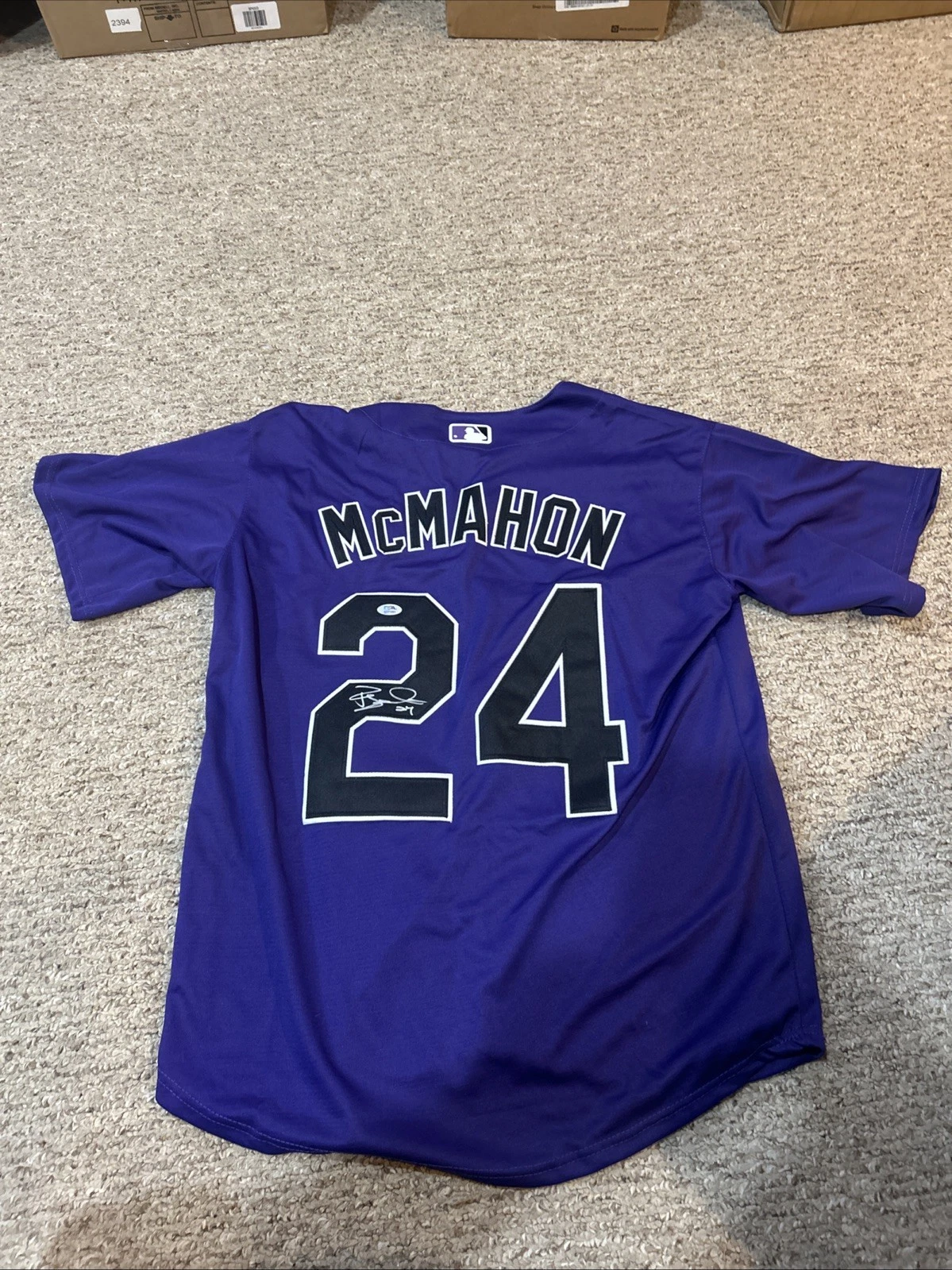 COLORADO ROCKIES- RYAN MCMAHON SIGNED AUTOGRAPH JERSEY PSA COA ...