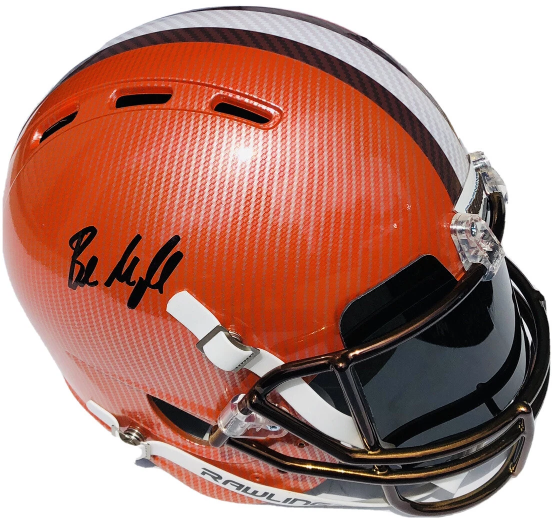 Browns #6 BAKER MAYFIELD Signed Autographed Carbon Fiber Football ...