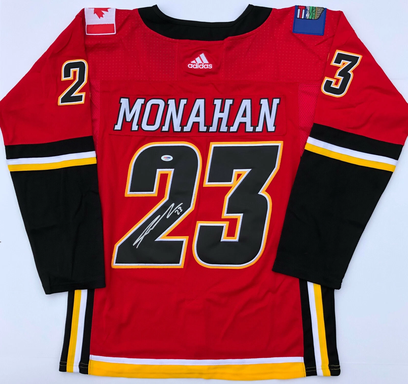 PSA/DNA Calgary Flames #23 SEAN MONAHAN Signed Autographed Hockey ...