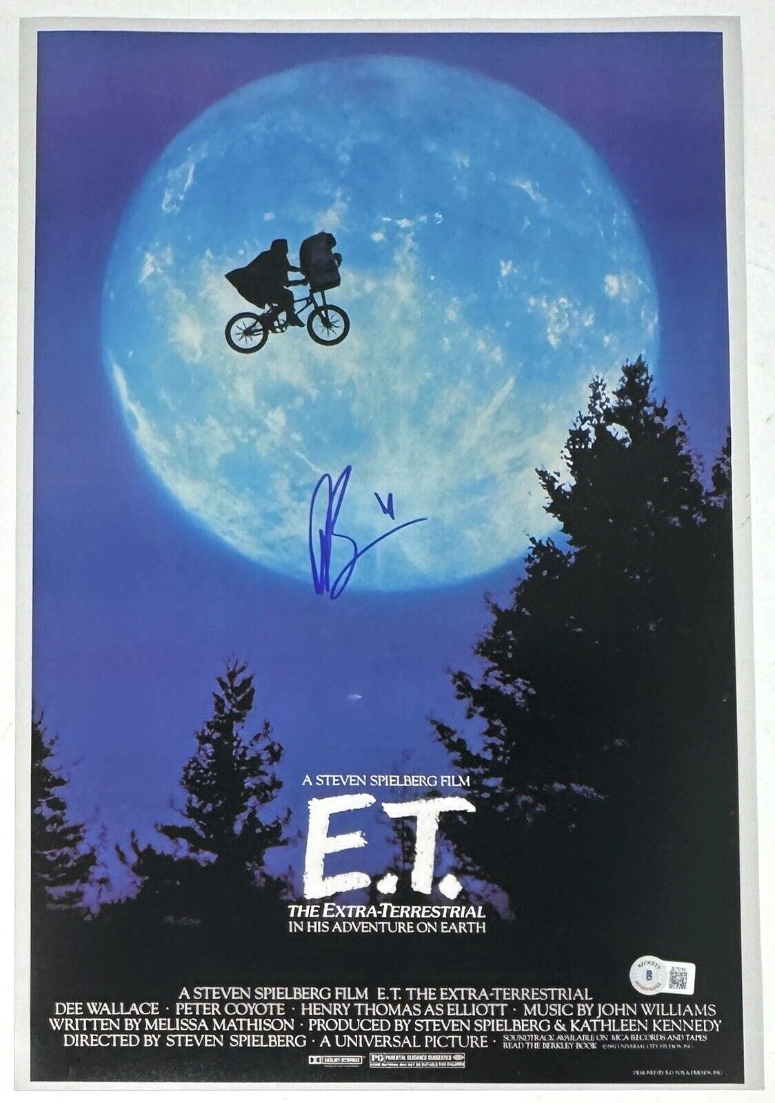 Drew Barrymore Signed Autograph E.T. Extra-Terrestrial 12x18 Movie ...