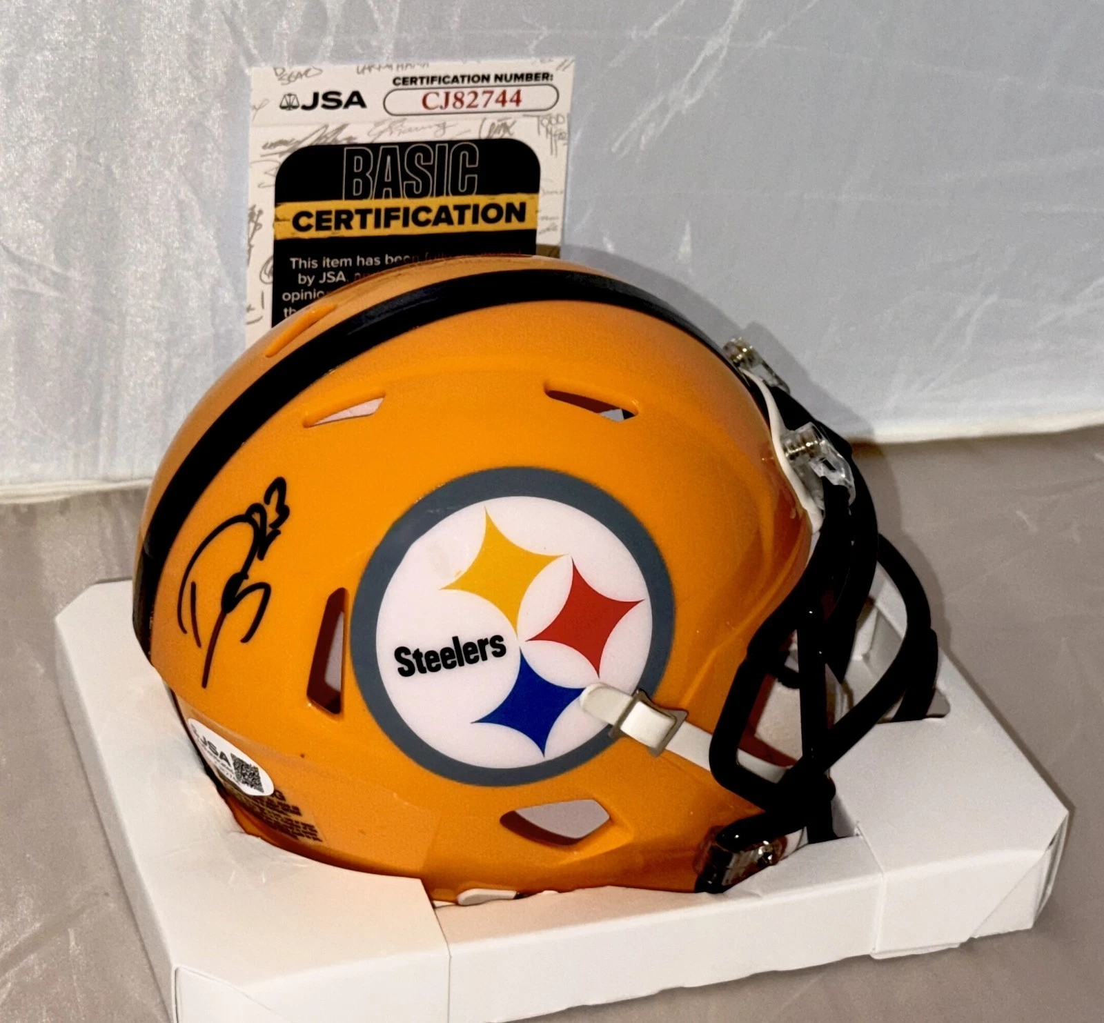 Darius Slay signed Pittsburgh Steelers mini helmet autographed JSA ...
