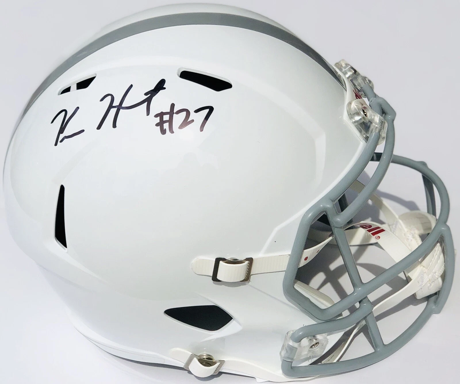 PSA/DNA CLE Browns KAREEM HUNT Signed Autographed Custom ICE Football ...
