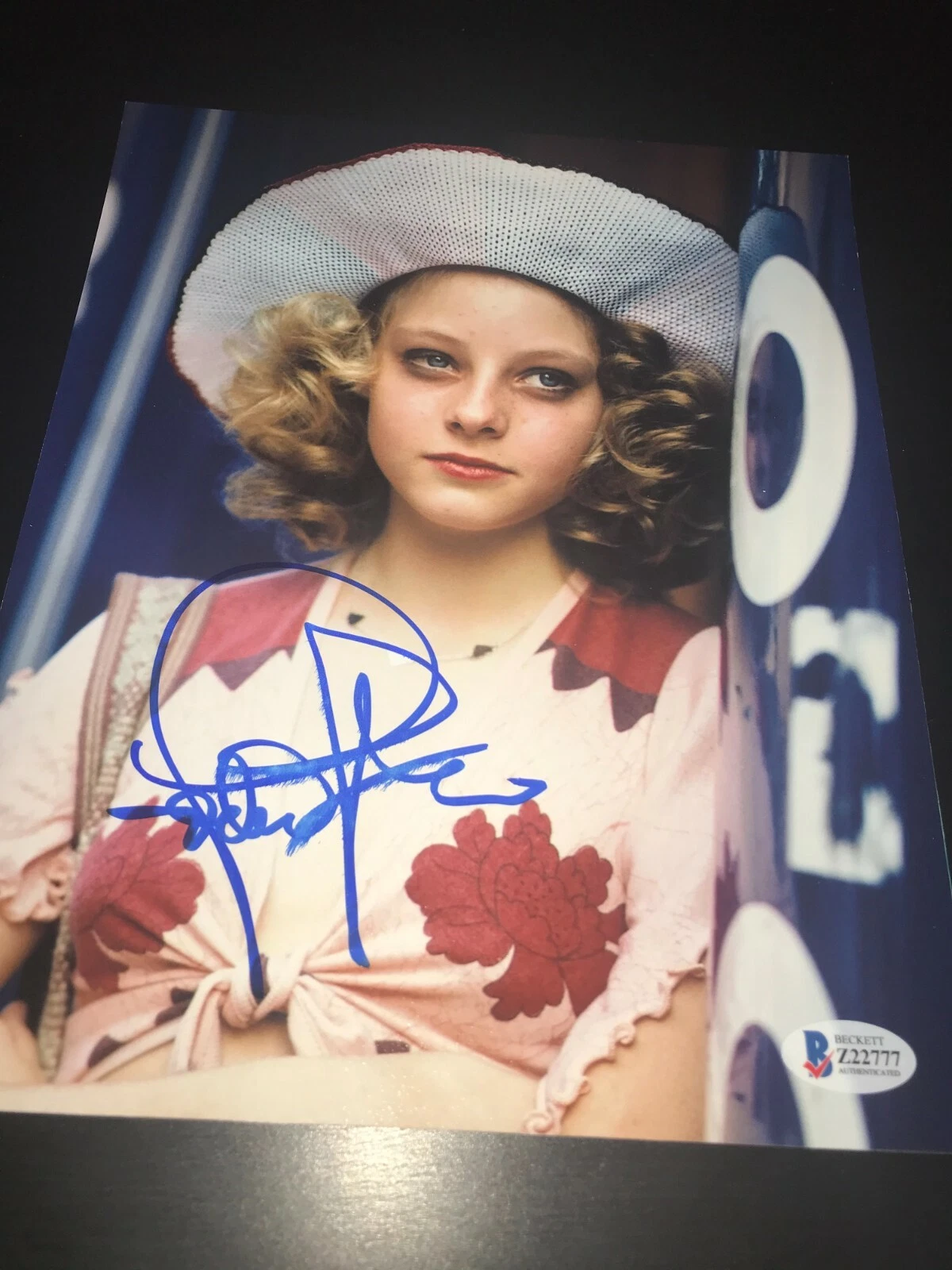 JODIE FOSTER SIGNED AUTOGRAPH 8x10 PHOTO TAXI DRIVER DENIRO BECKETT BAS ...