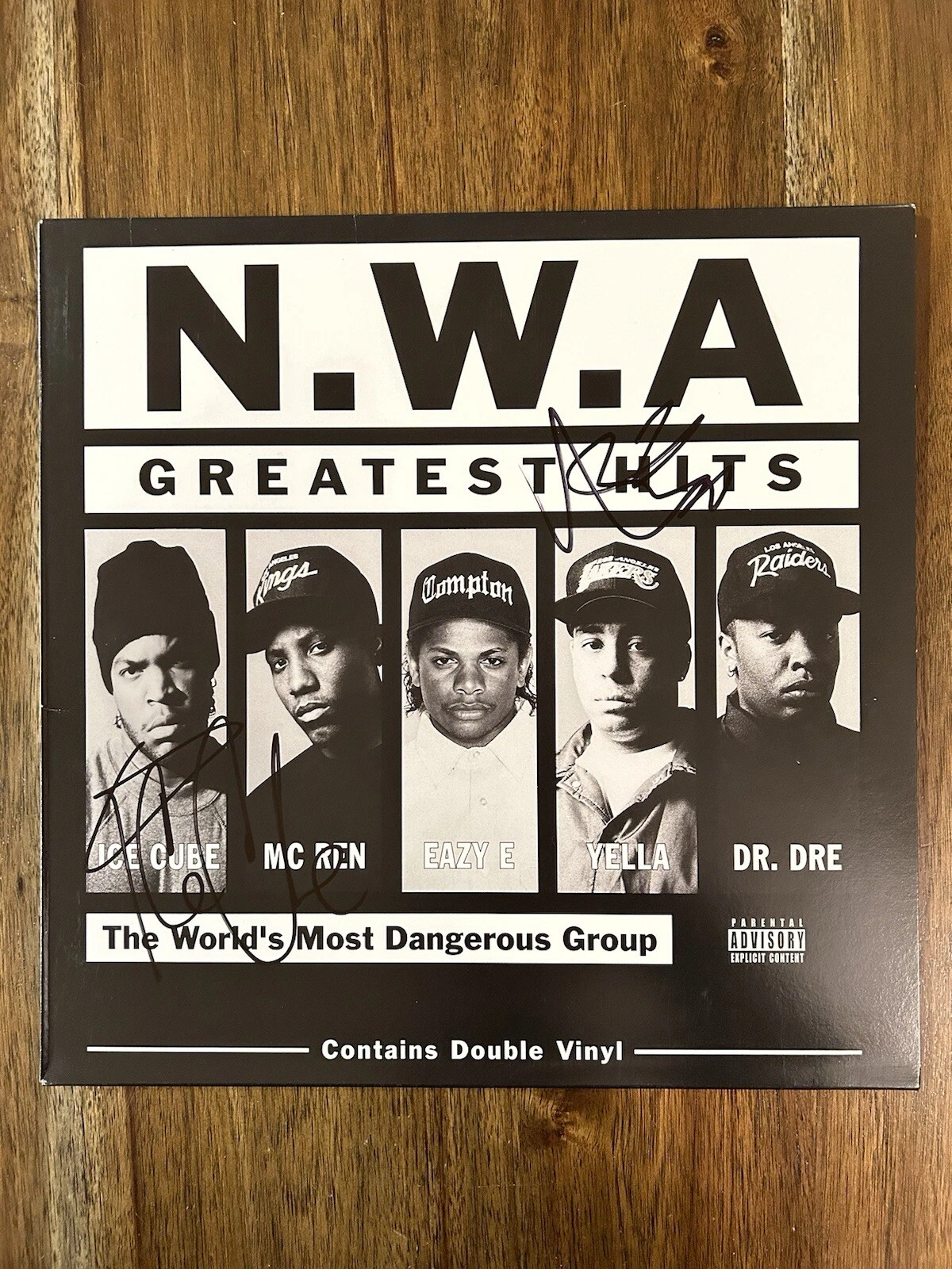 Ice Cube & DJ Yella ‘NWA’ Signed ‘Greatest Hits’ Record Vinyl Album ...