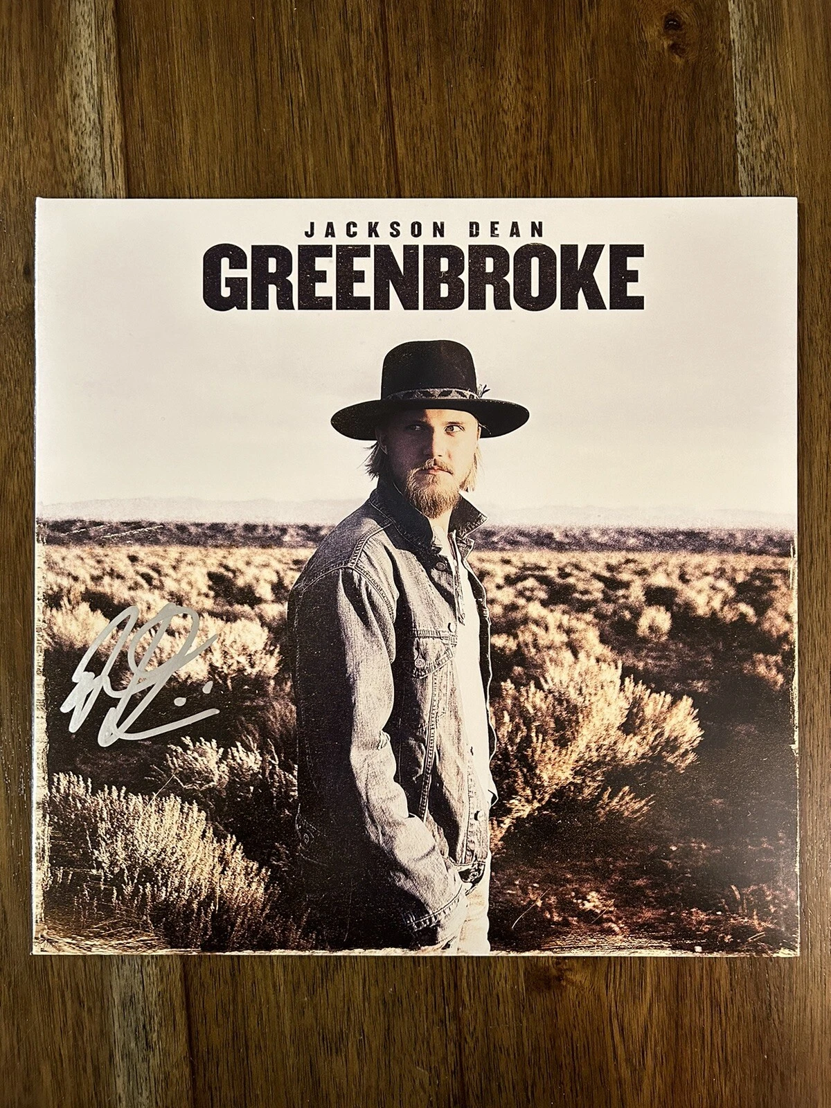 ‘Jackson Dean’ Signed Vinyl Album ‘Greenbroke’ Country Singer Beckett ...