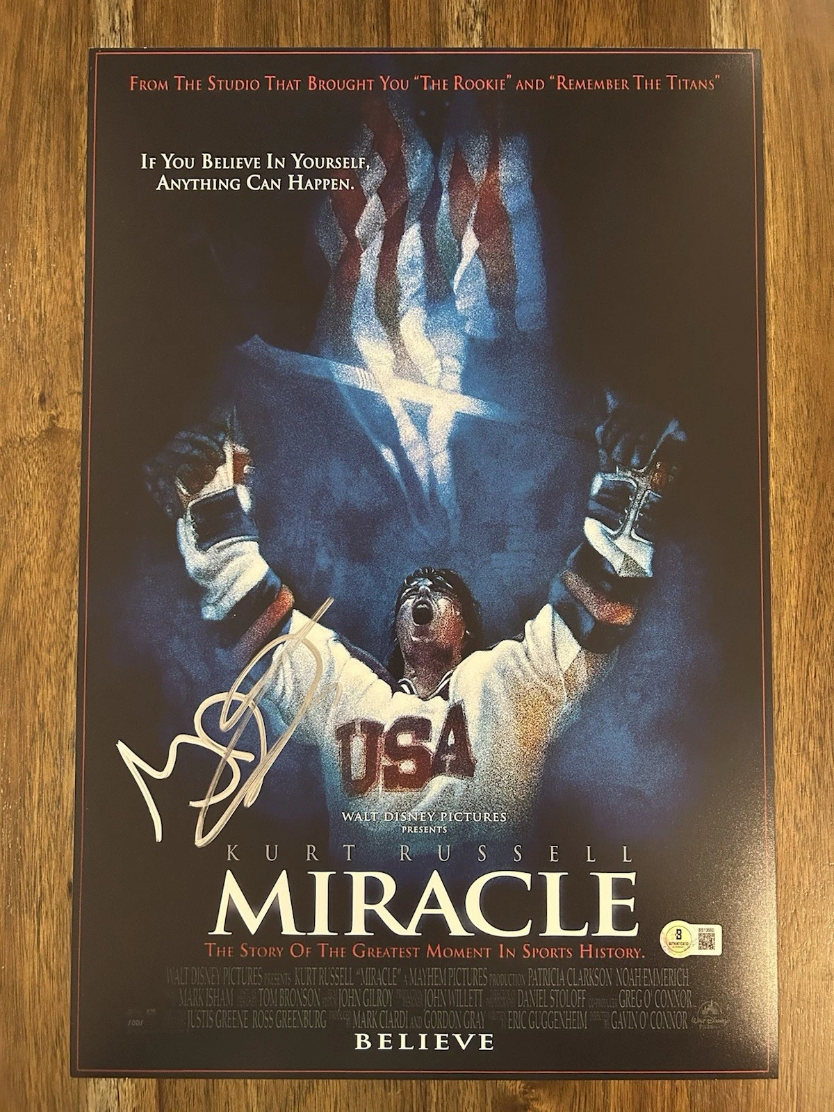 Gavin O’Connor ‘Miracle’ Director Signed 12x18 Photo Beckett Certified ...